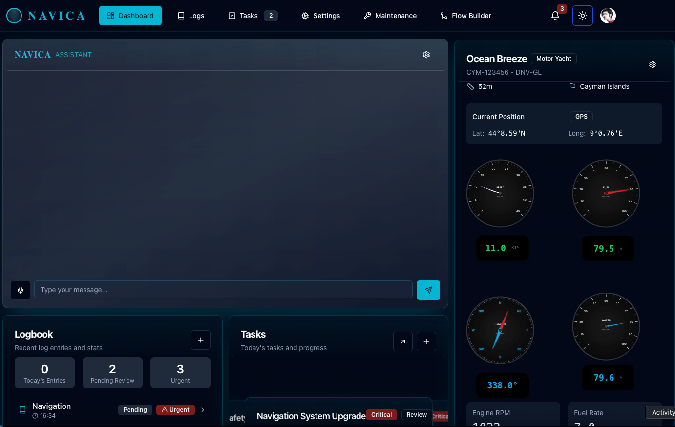 Navica Dashboard